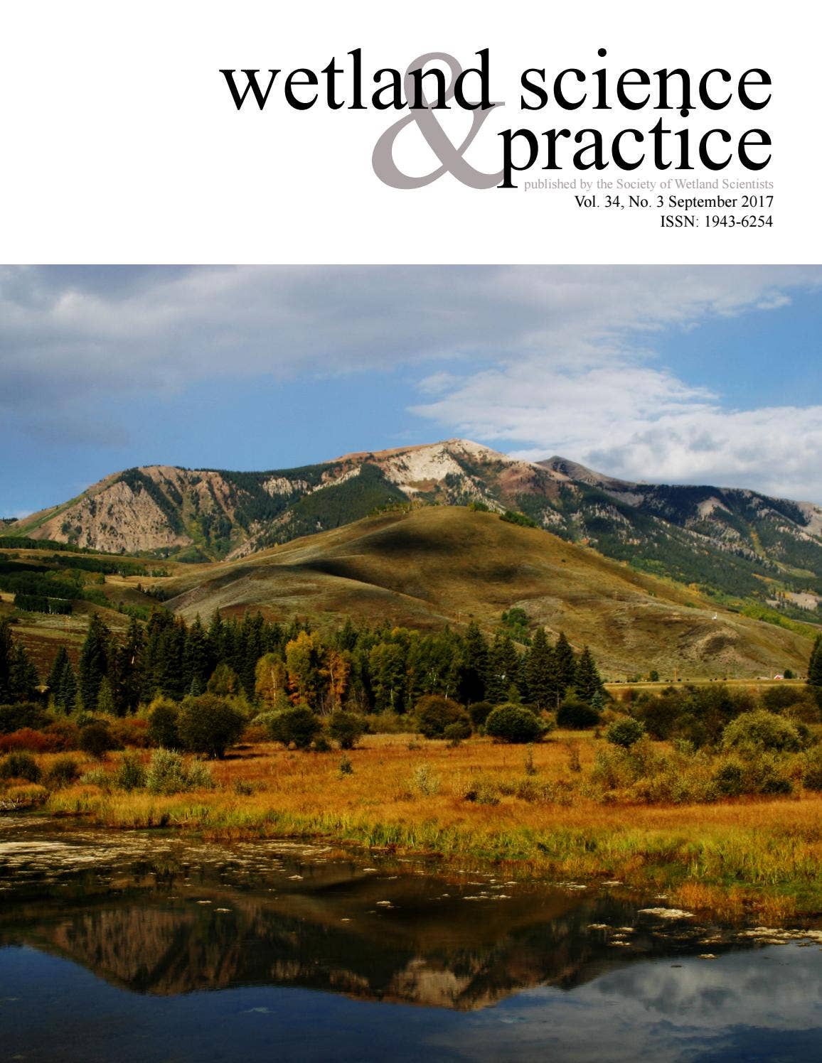 September 2017 Wetland Science & Practice by Society of Wetland ...