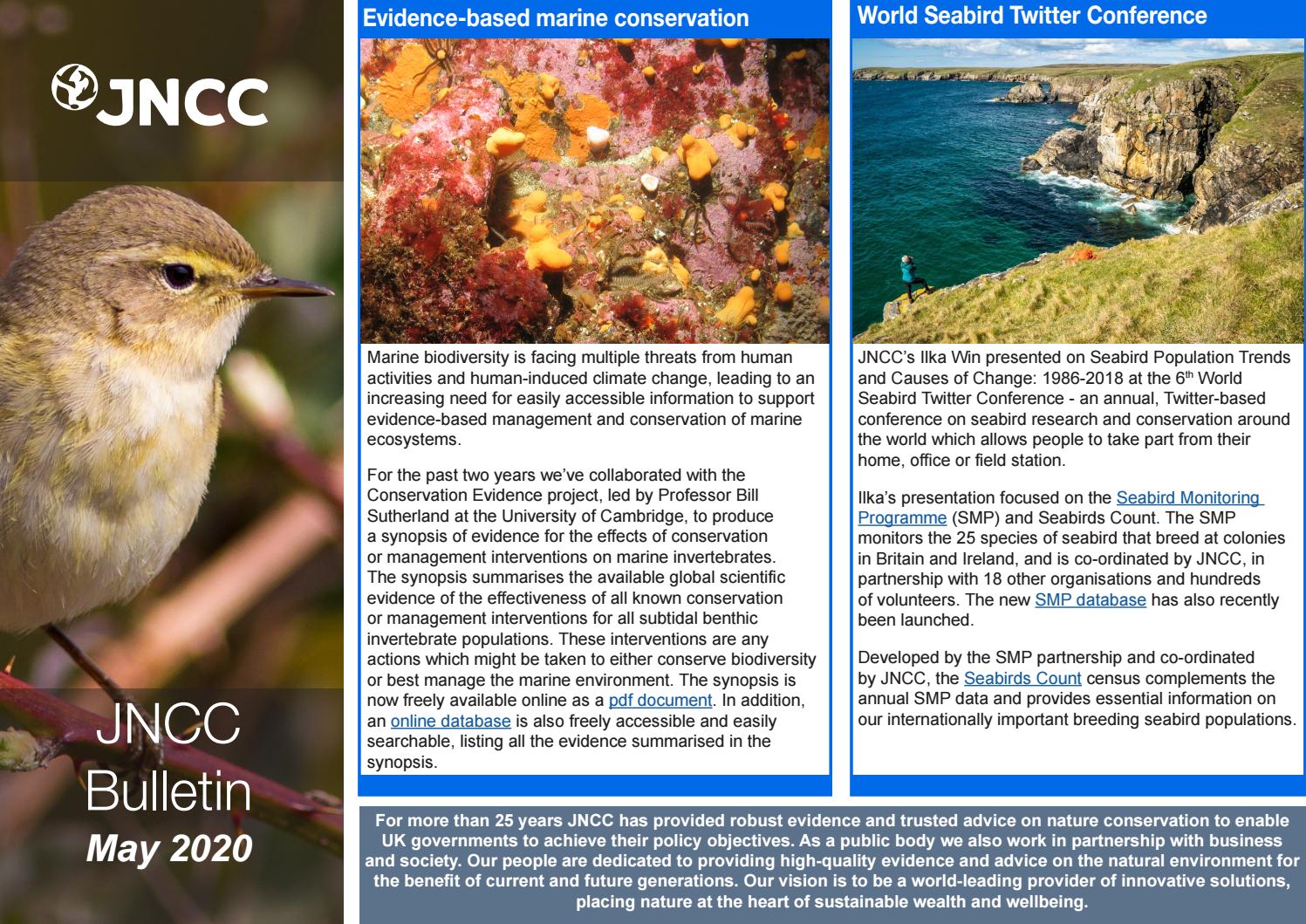 JNCC Bulletin May 2020 by jncc_uk - Issuu