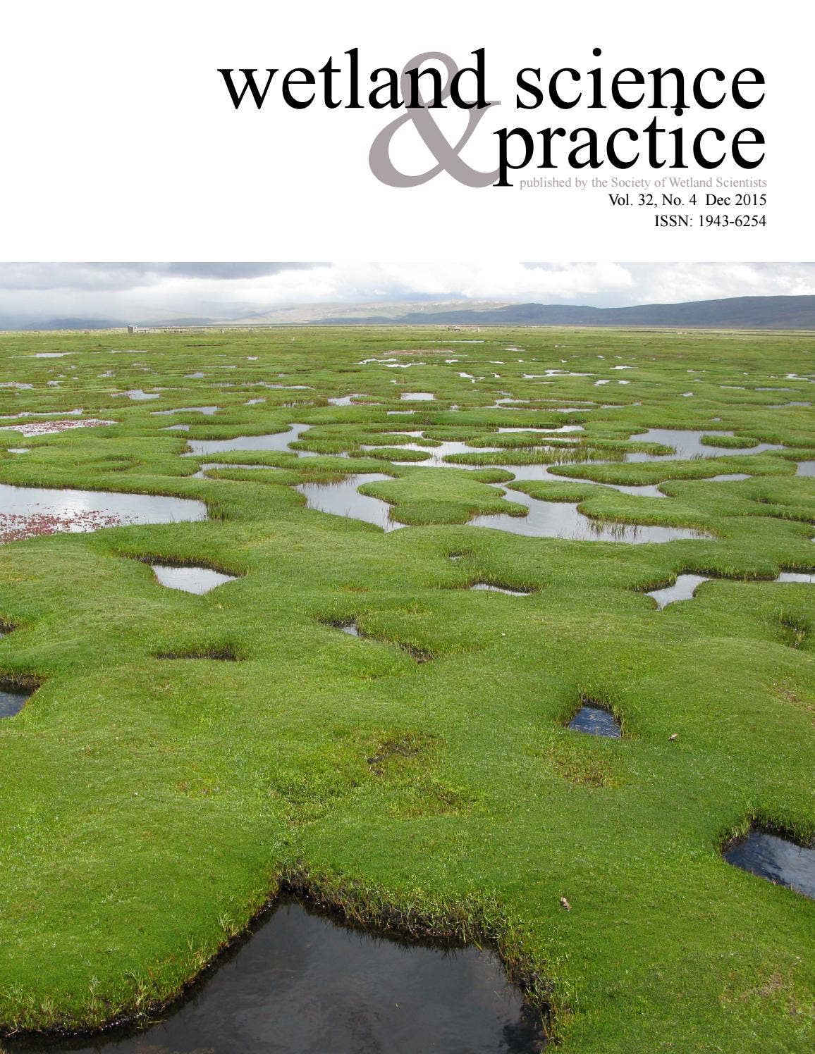 Dec 2015 Wetland Science & Practice by Society of Wetland Scientists ...