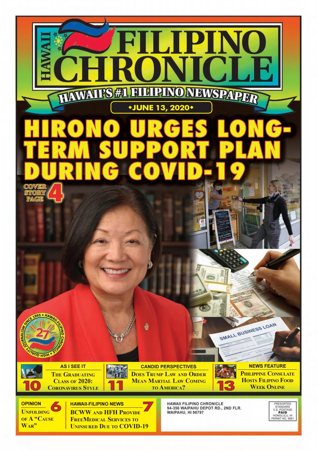 Hawaii Filipino Chronicle - June 13, 2020 by Hawaii Filipino Chronicle ...