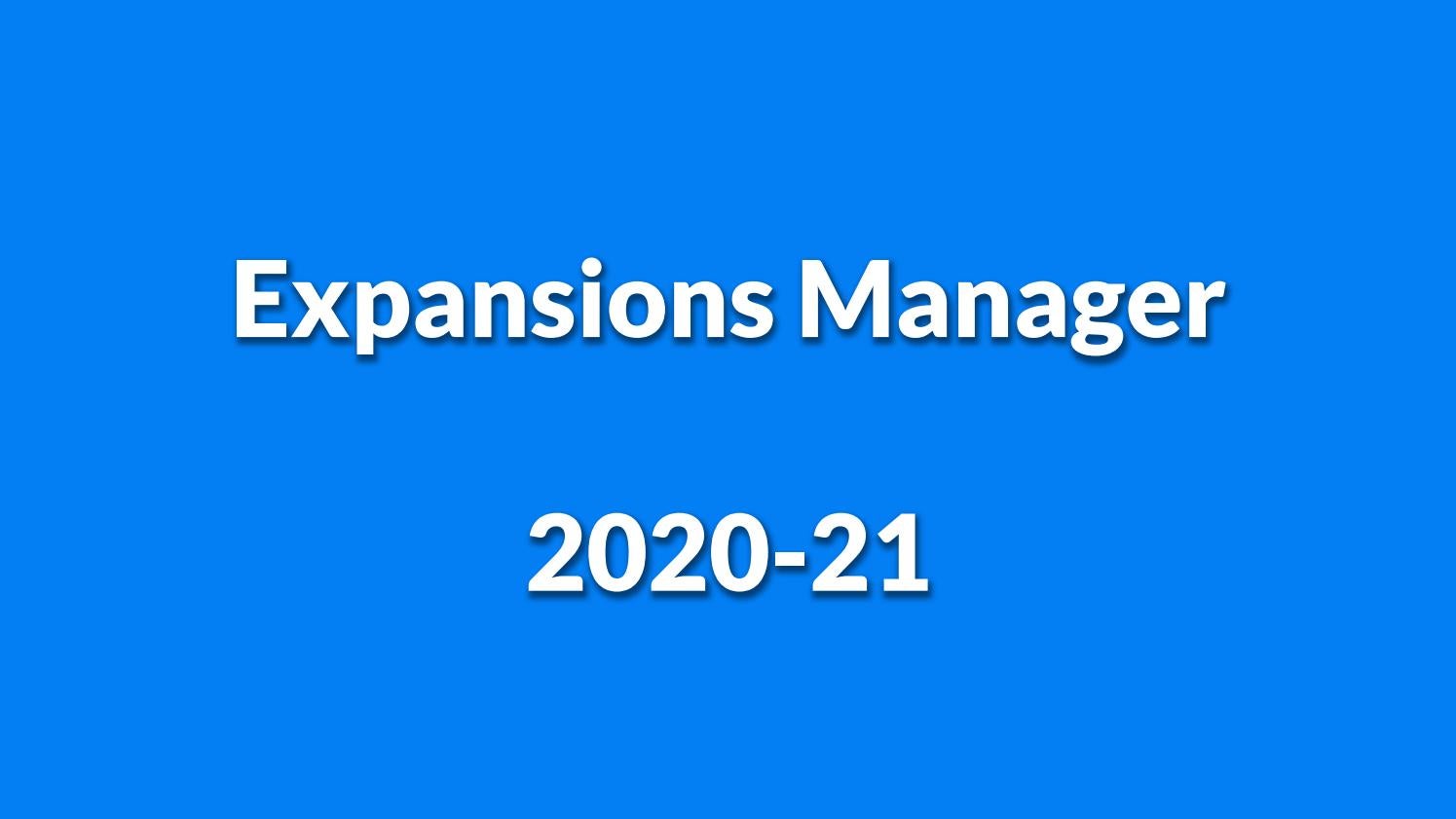 Expansion Manager Application 20.21 by MC Italy - Issuu