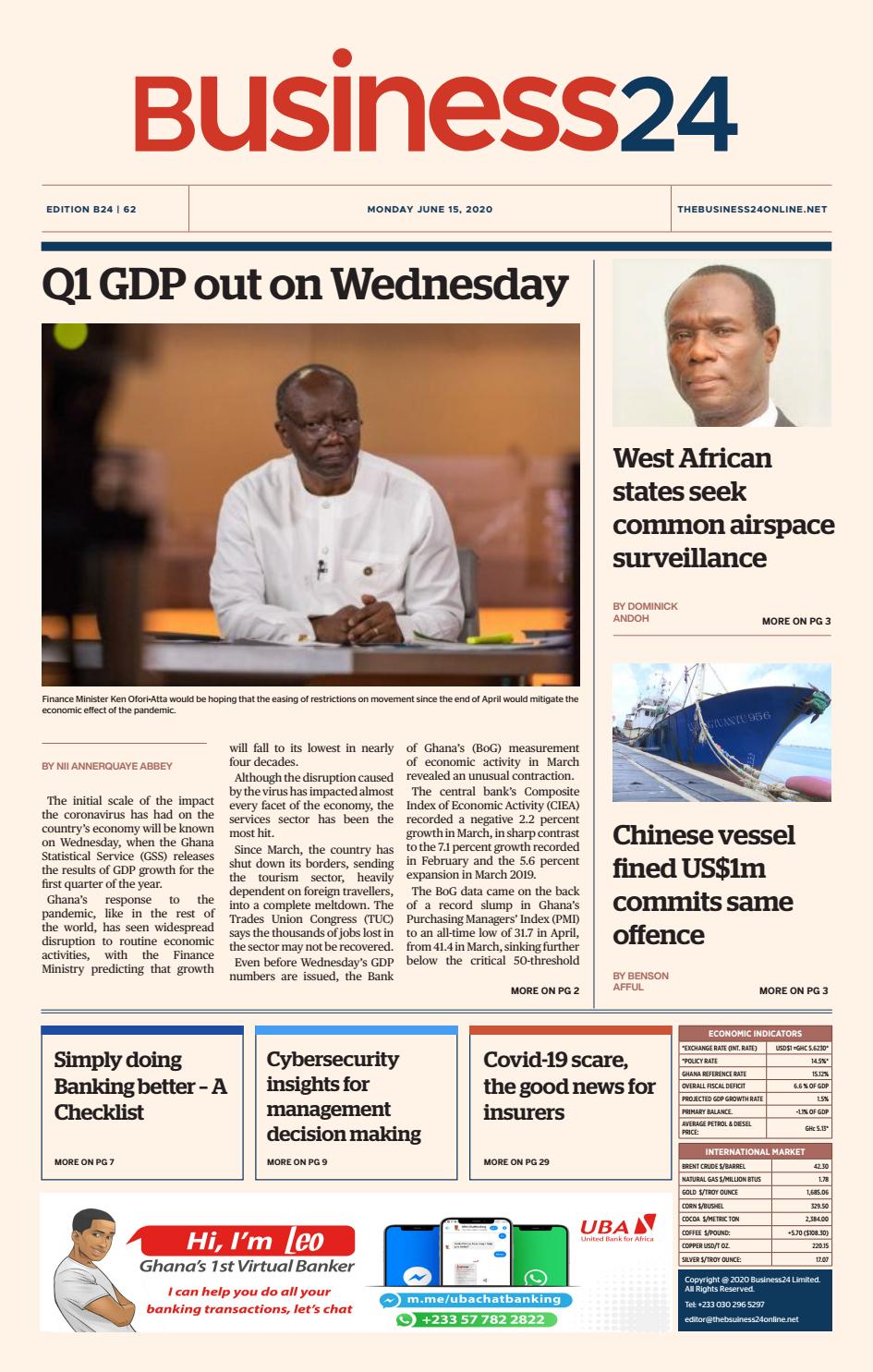 Business24 Newspaper (June 15, 2020) by Business24 Online - Issuu