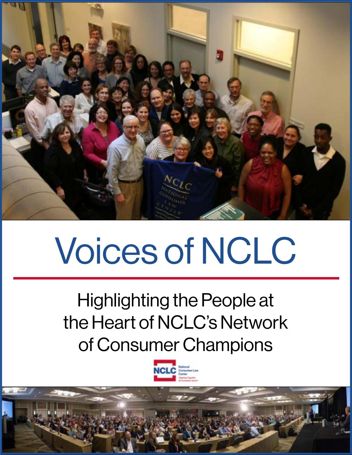 Voices of NCLC by National Consumer Law Center - Issuu