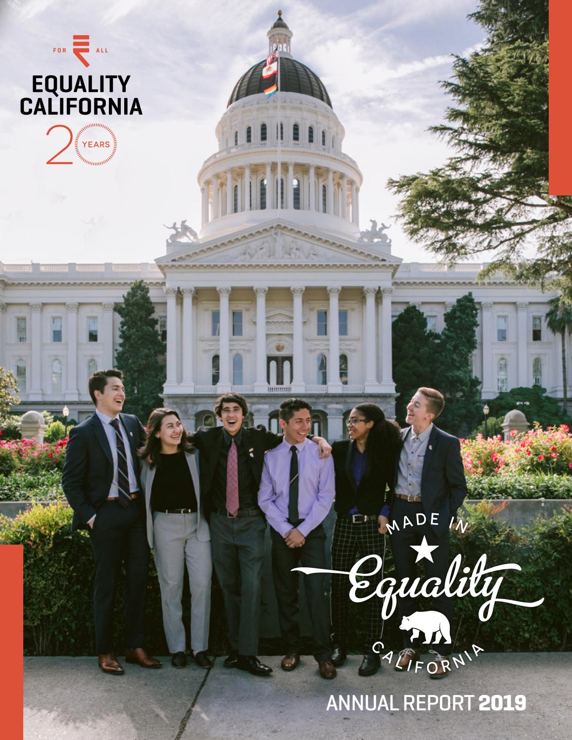2019 Annual Report - Equality California and Equality California ...