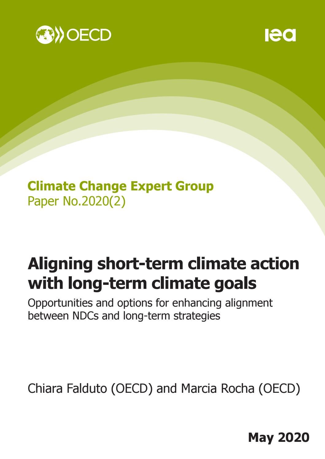Aligning short-term climate action with long-term climate goals by OECD ...