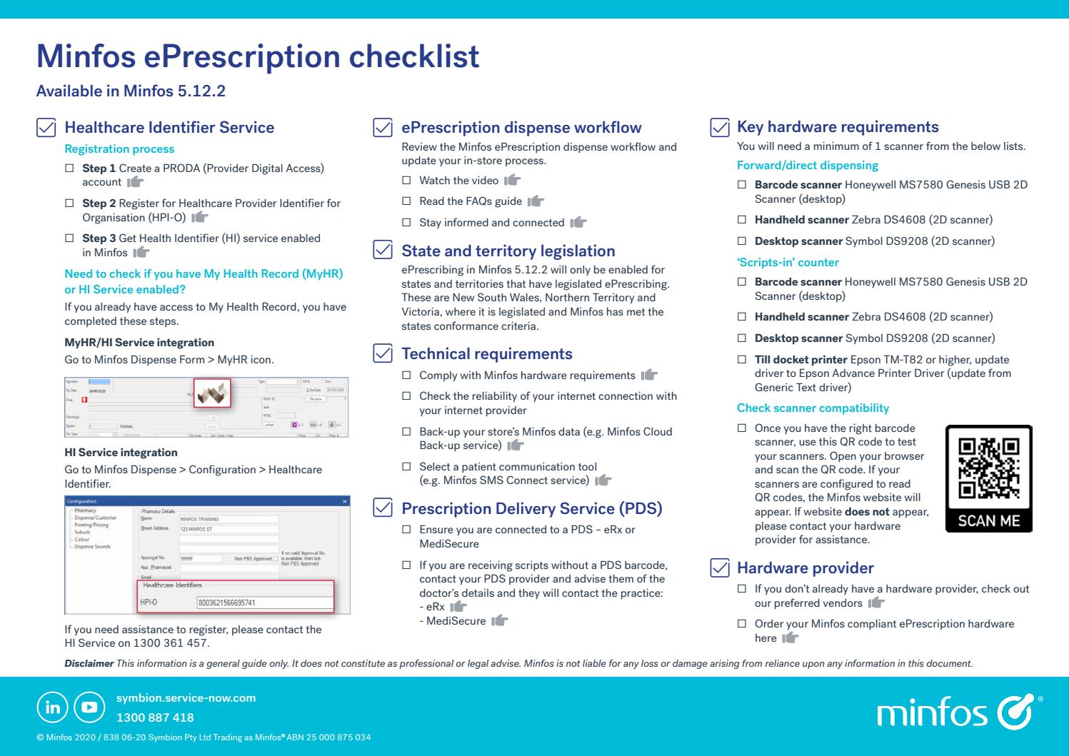 Minfos ePrescription checklist by minfos - Issuu