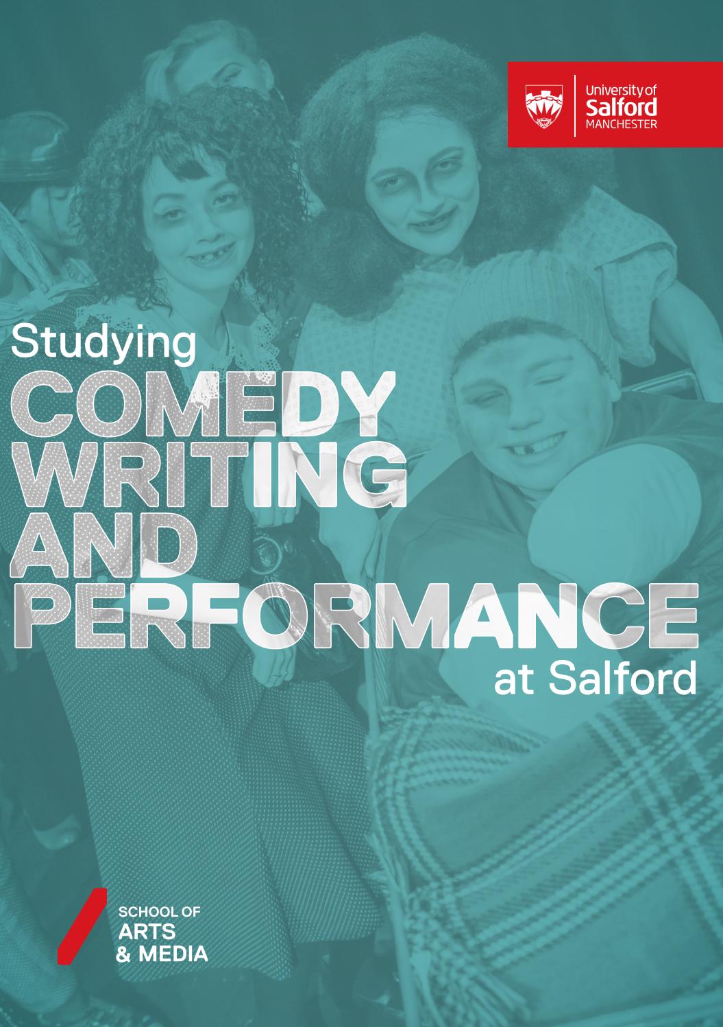 Studying Comedy Writing and Performance at Salford by University of ...