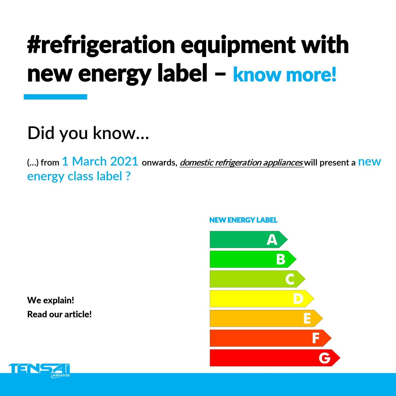 EN - TENSAI - know more about the new energy label - energy class label ...