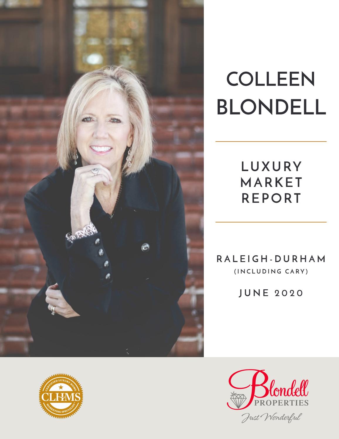 Colleen Blondell Luxury Market Report - JUNE 2020 by The Report Group ...