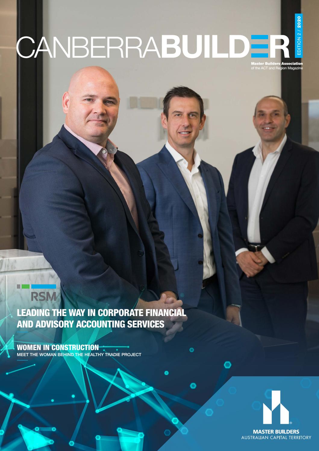 Canberra Builder 2/2020 by Master Builders ACT - Issuu