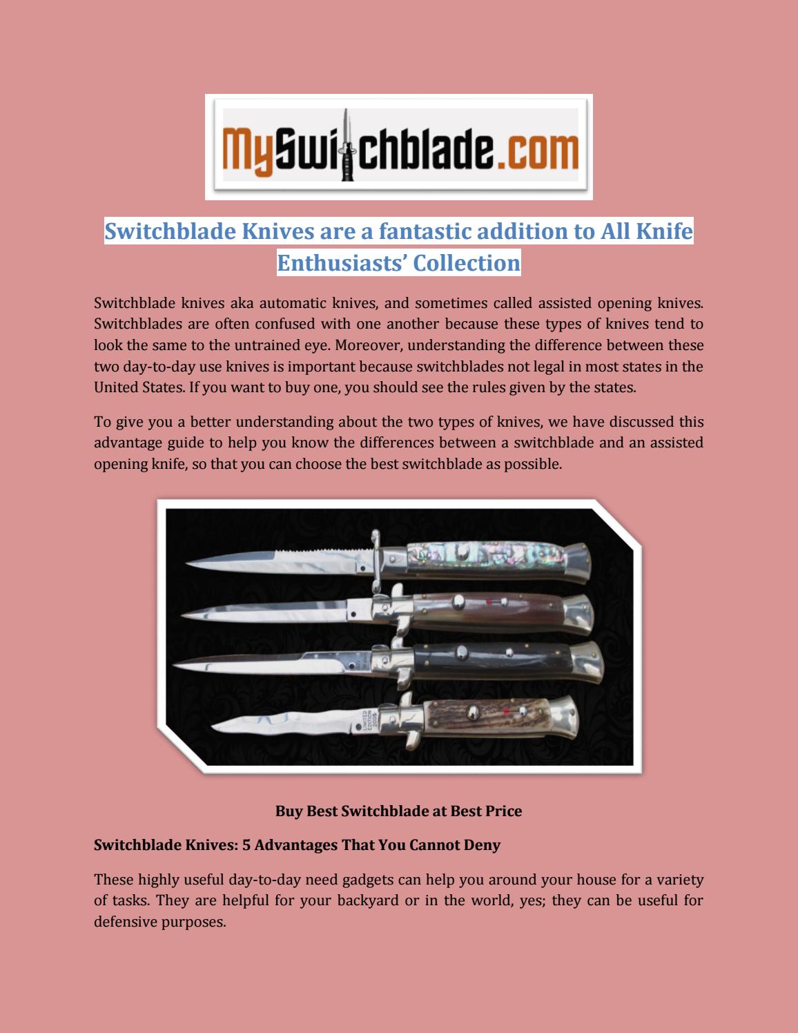 Switchblade Knives are a fantastic addition to All Knife Enthusiasts ...