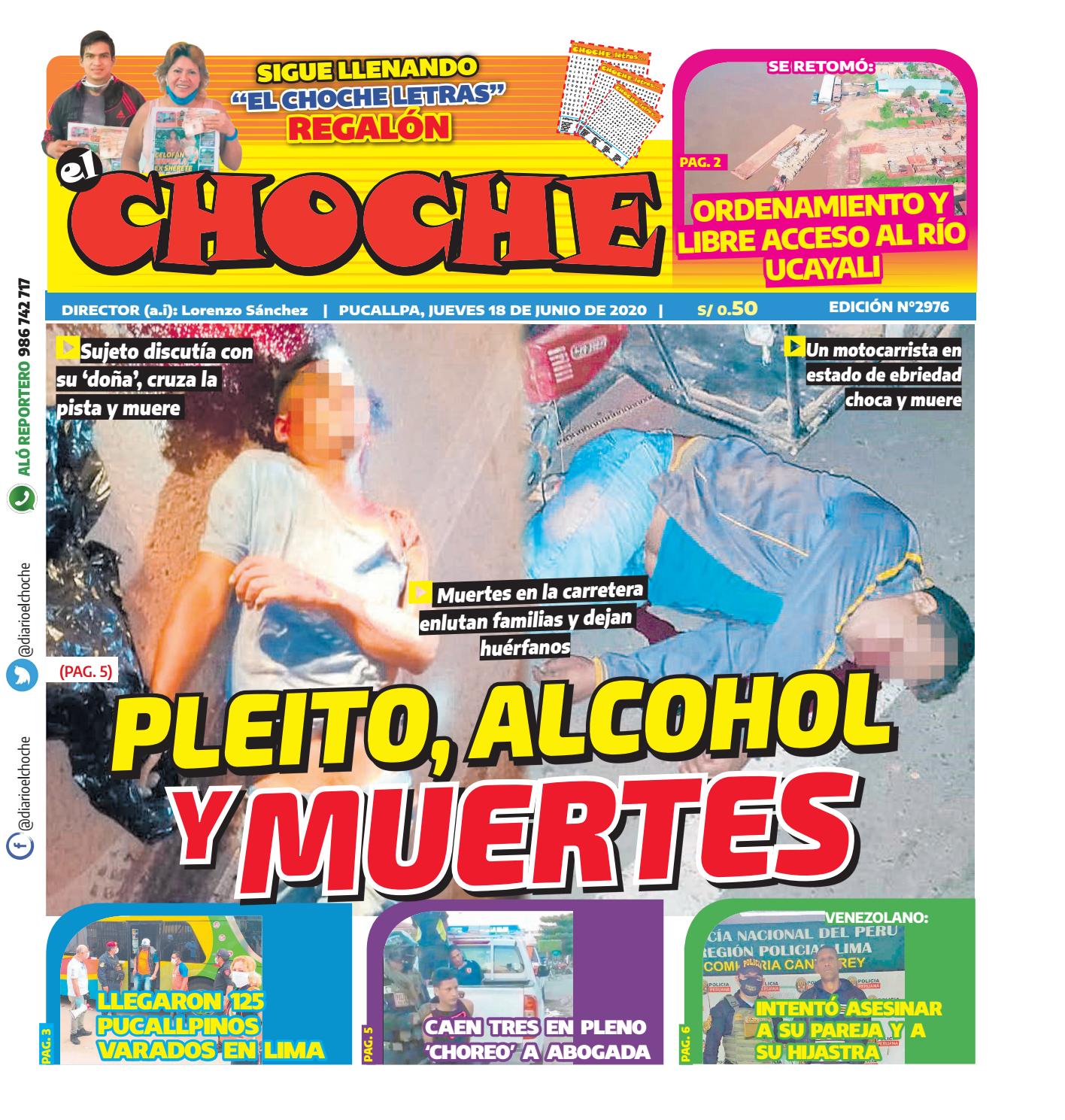 El Choche, Pucallpa 18 de junio de 2020 by Diario Ímpetu - Issuu