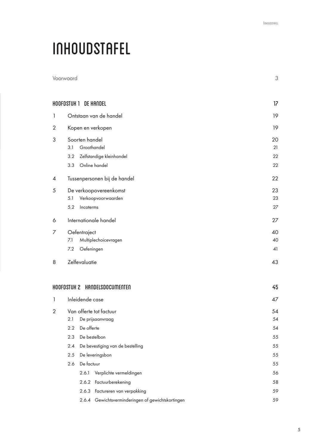 Inhoudstafel Handels- en financiële technieken 2020 by VAN IN - Issuu