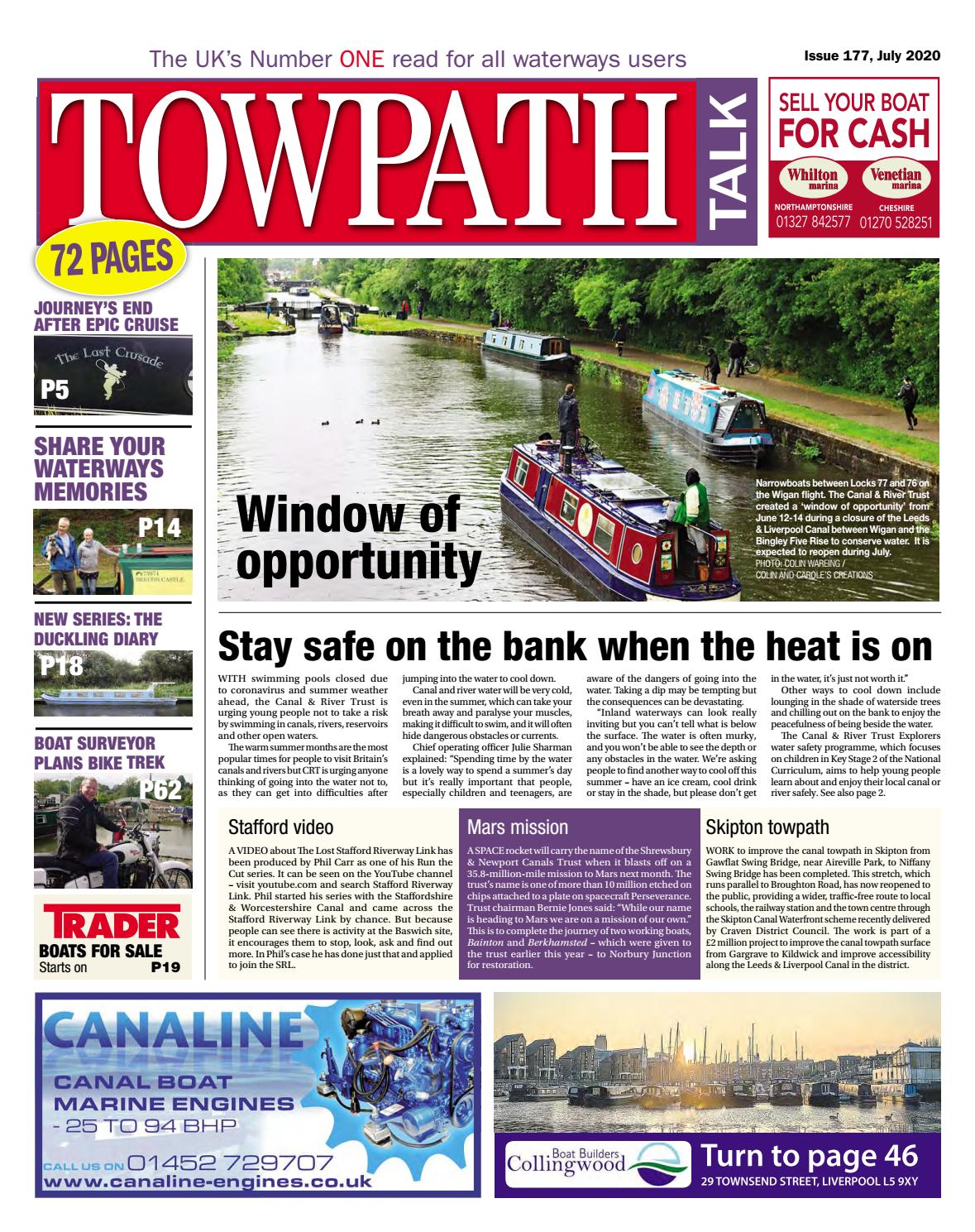 Towpath Talk - July 2020 - Preview by Mortons Media Group Ltd - Issuu