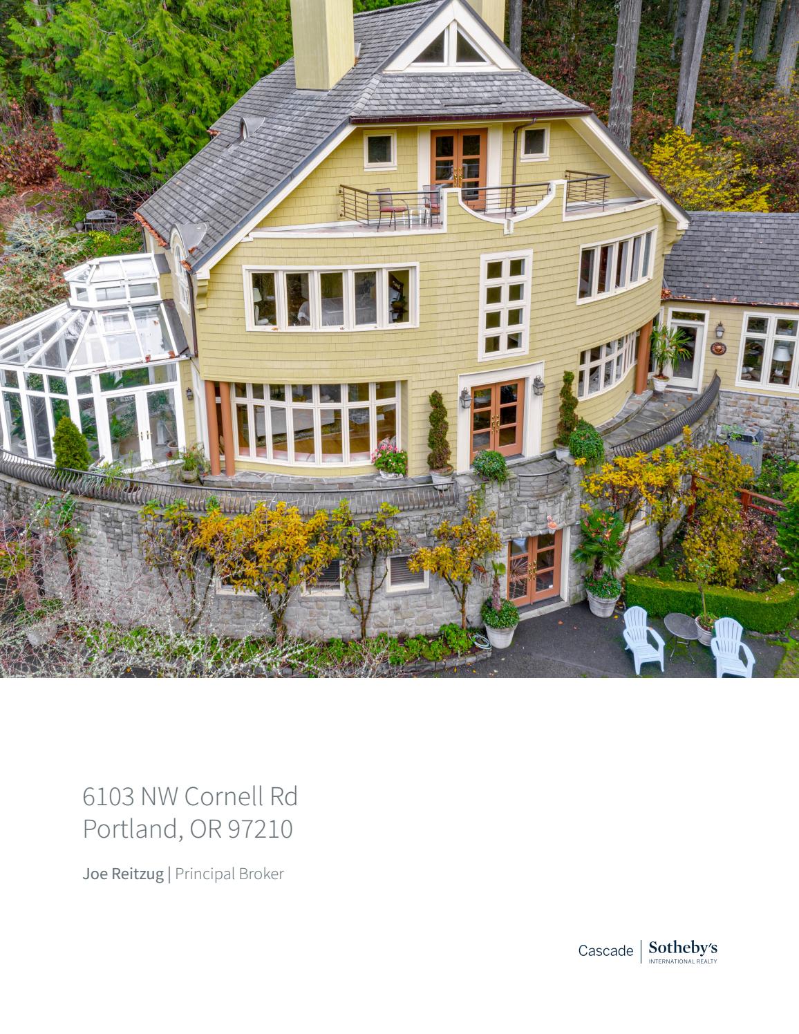 6103 NW Cornell Rd by Joe Reitzug - Issuu