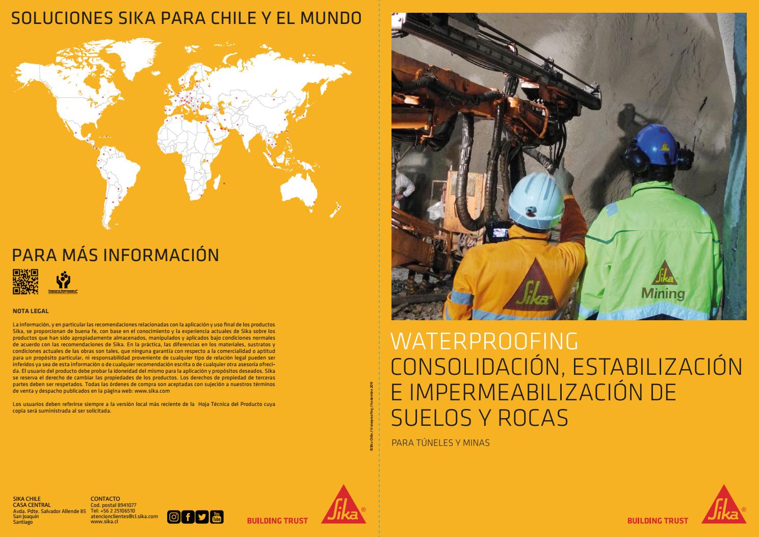 Consolidación, Estabilización e Impermeabilización de Suelos y Rocas by ...