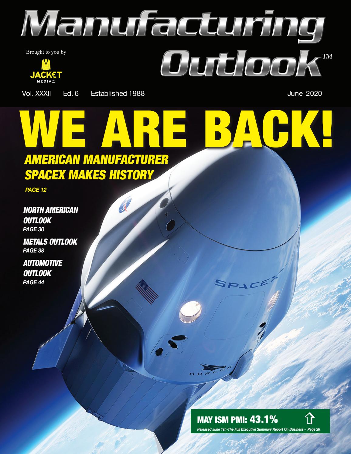 Manufacturing Outlook for June 2020 by Manufacturing Outlook - Issuu