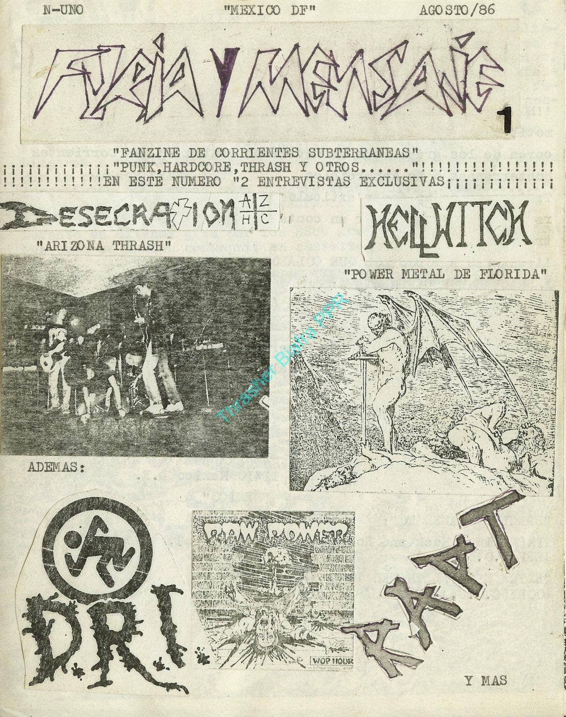 Furia y Mensaje 1 by PPRfanzine - Issuu