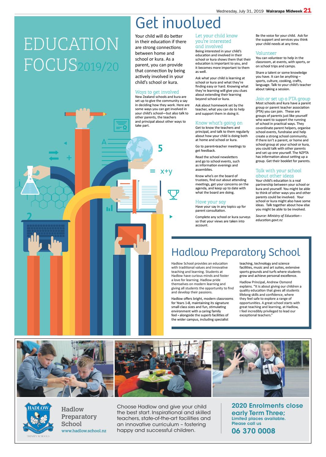 Education Focus 2019 by Wairarapa Times-Age - Issuu