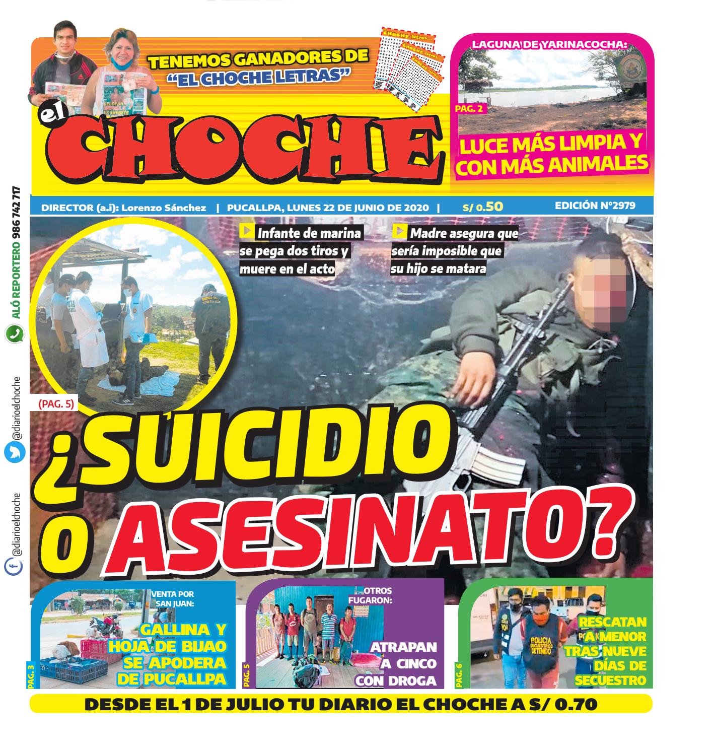 El Choche, Pucallpa 22 de junio de 2020 by Diario Ímpetu - Issuu