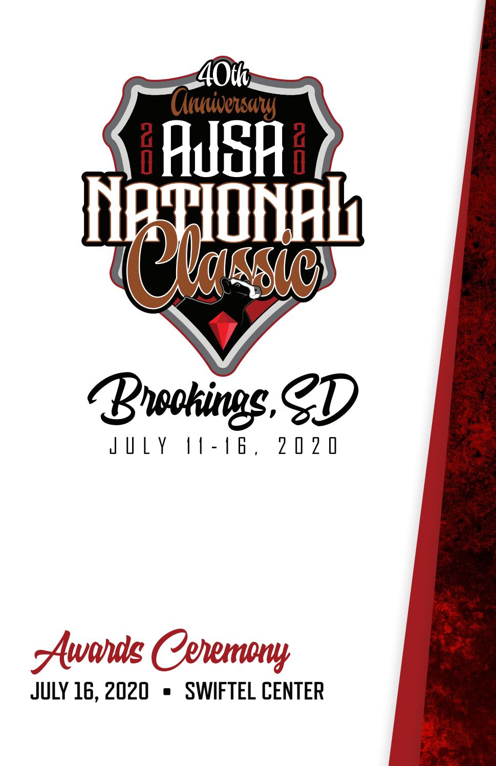 2020 AJSA National Classic - Awards Ceremony Program by The Brand - Issuu