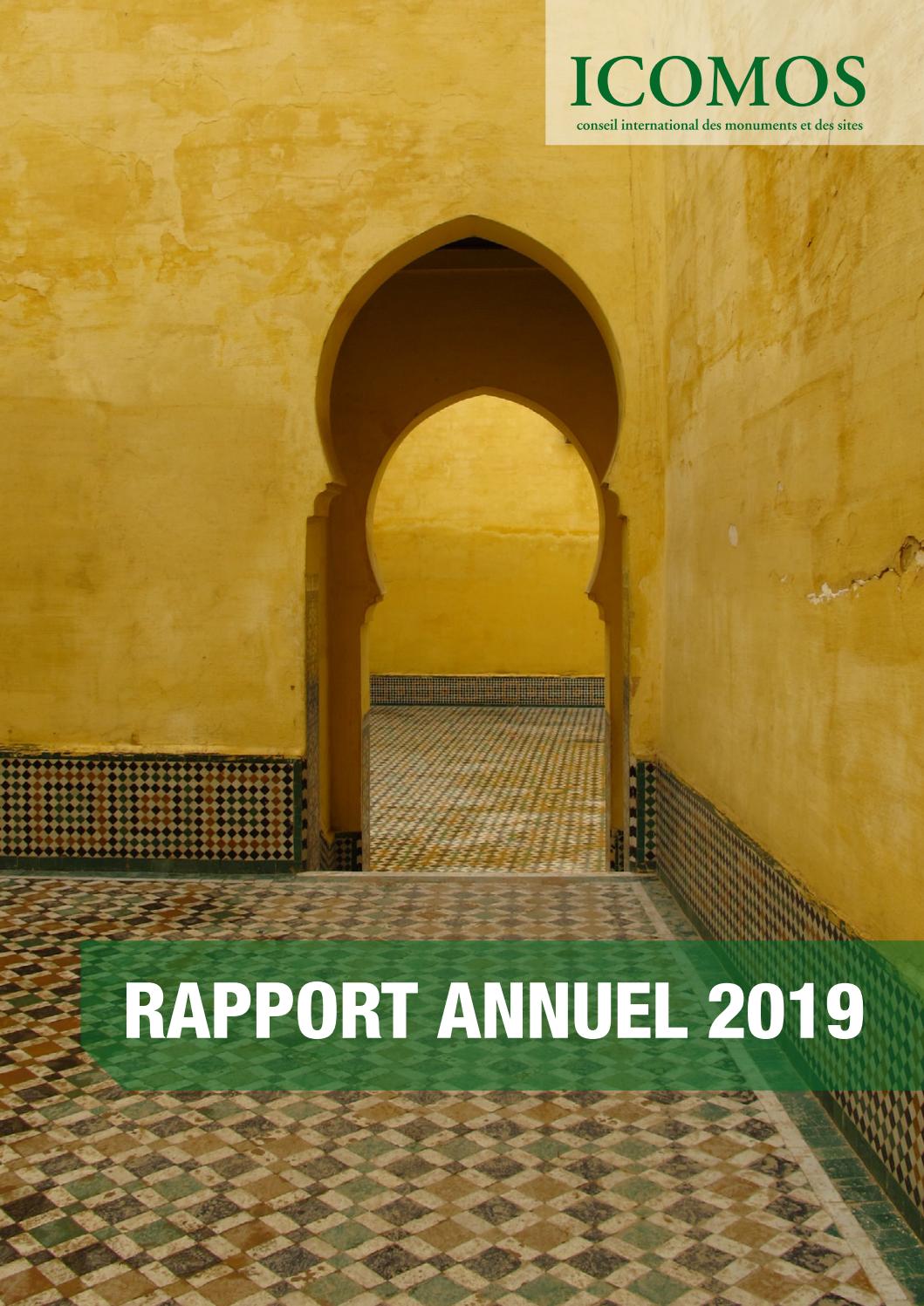 2019 ICOMOS Rapport annuel by ICOMOS International Council on Monuments ...