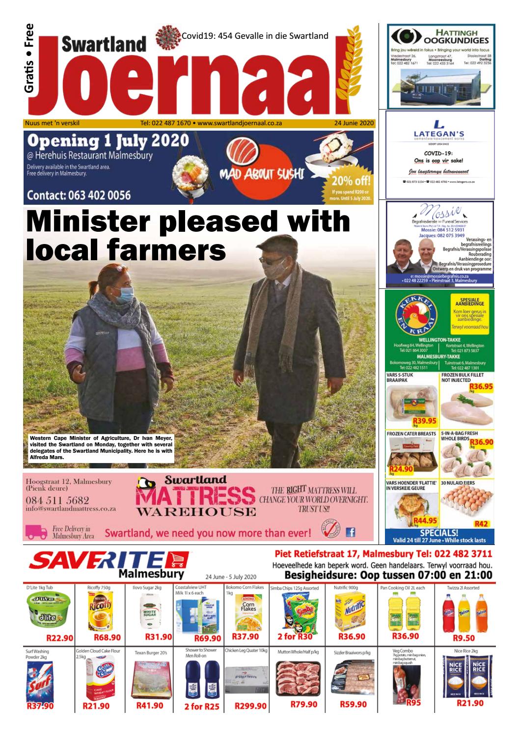 Swartland Joernaal 24 Julie 2020 by Swartland Joernaal - Issuu