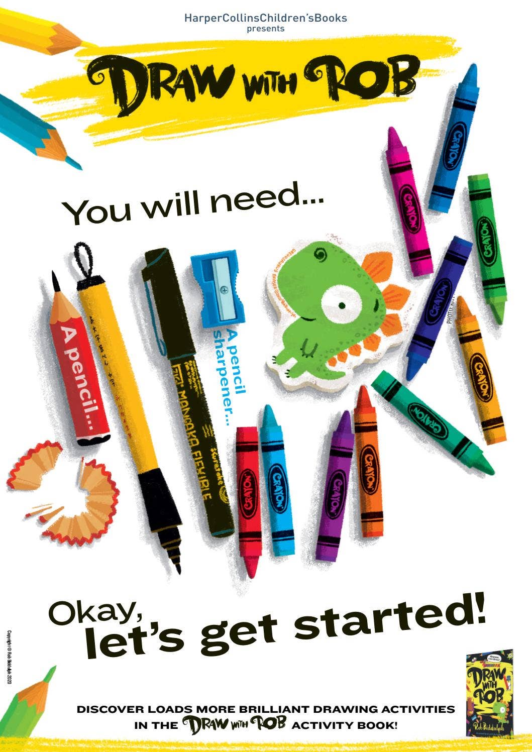Draw With Rob activity sheets - Rob Biddulph by harpercollinschildrens ...