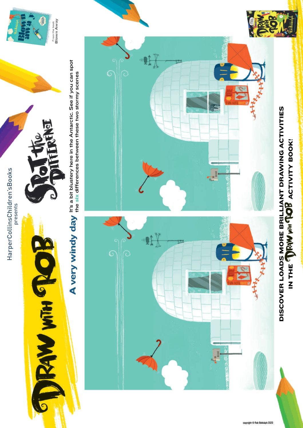 Draw With Rob activity sheets - Rob Biddulph by harpercollinschildrens ...