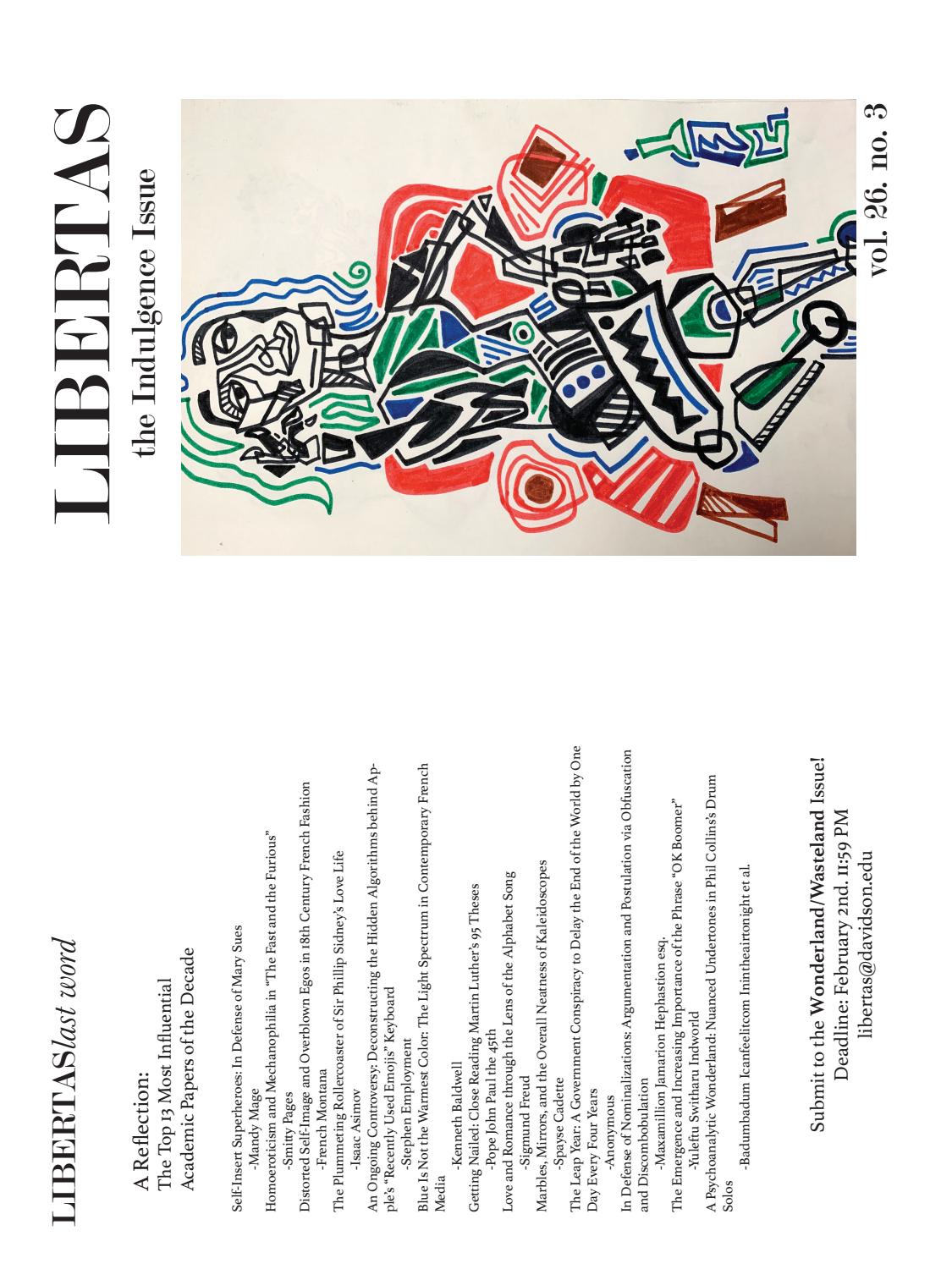 The Indulgence Issue by Libertas Magazine - Issuu