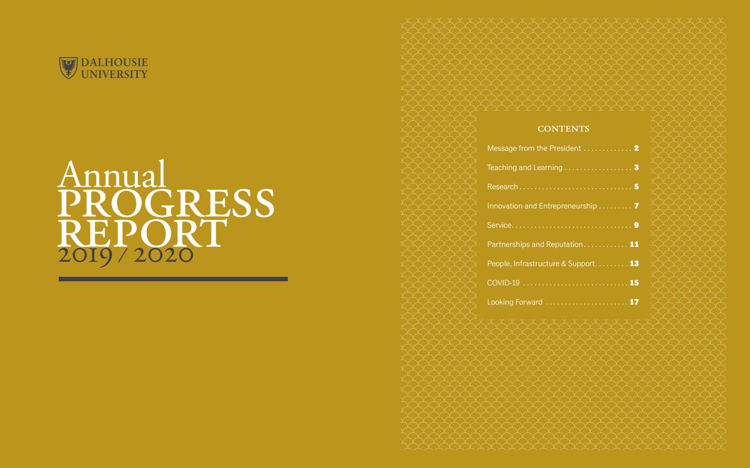 Annual Progress Report 2019-2020 by Dalhousie University - Issuu