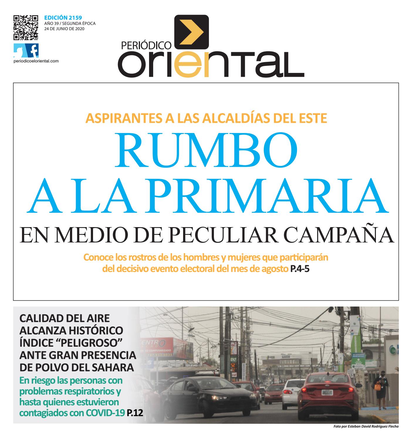 Periódico El Oriental | 24 de junio de 2020 | EO 2159 by Periódico El ...