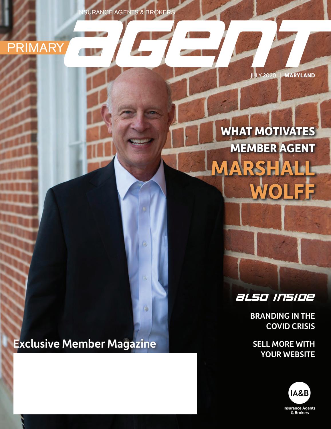 Maryland Primary Agent - July 2020 by Insurance Agents & Brokers ...