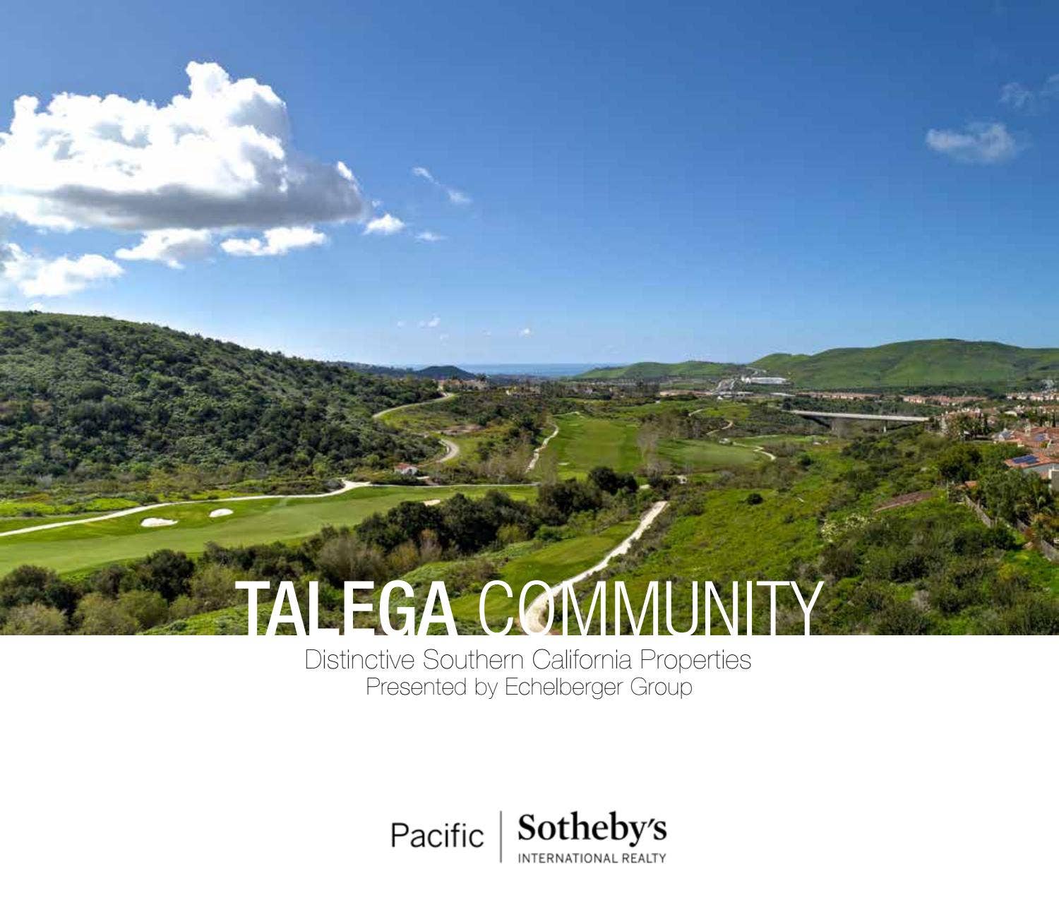 Talega Master Planned Community in San Clemente by Echelberger Group ...