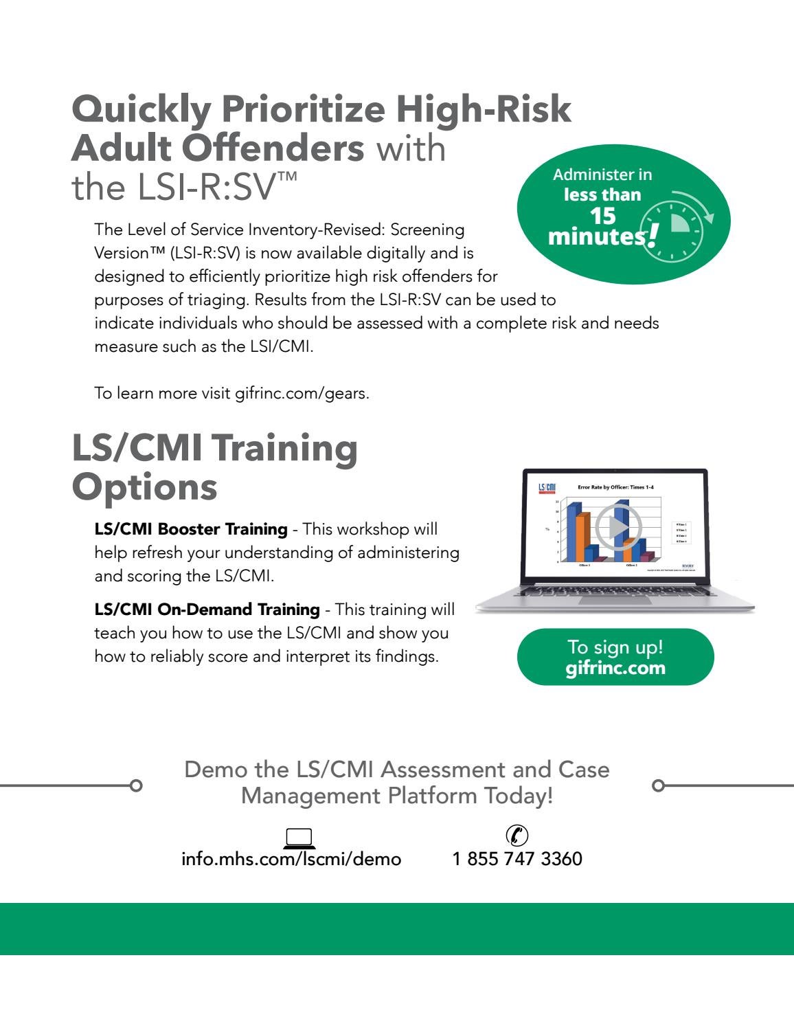 LS/CMI Brochure by MHS Assessments - Issuu