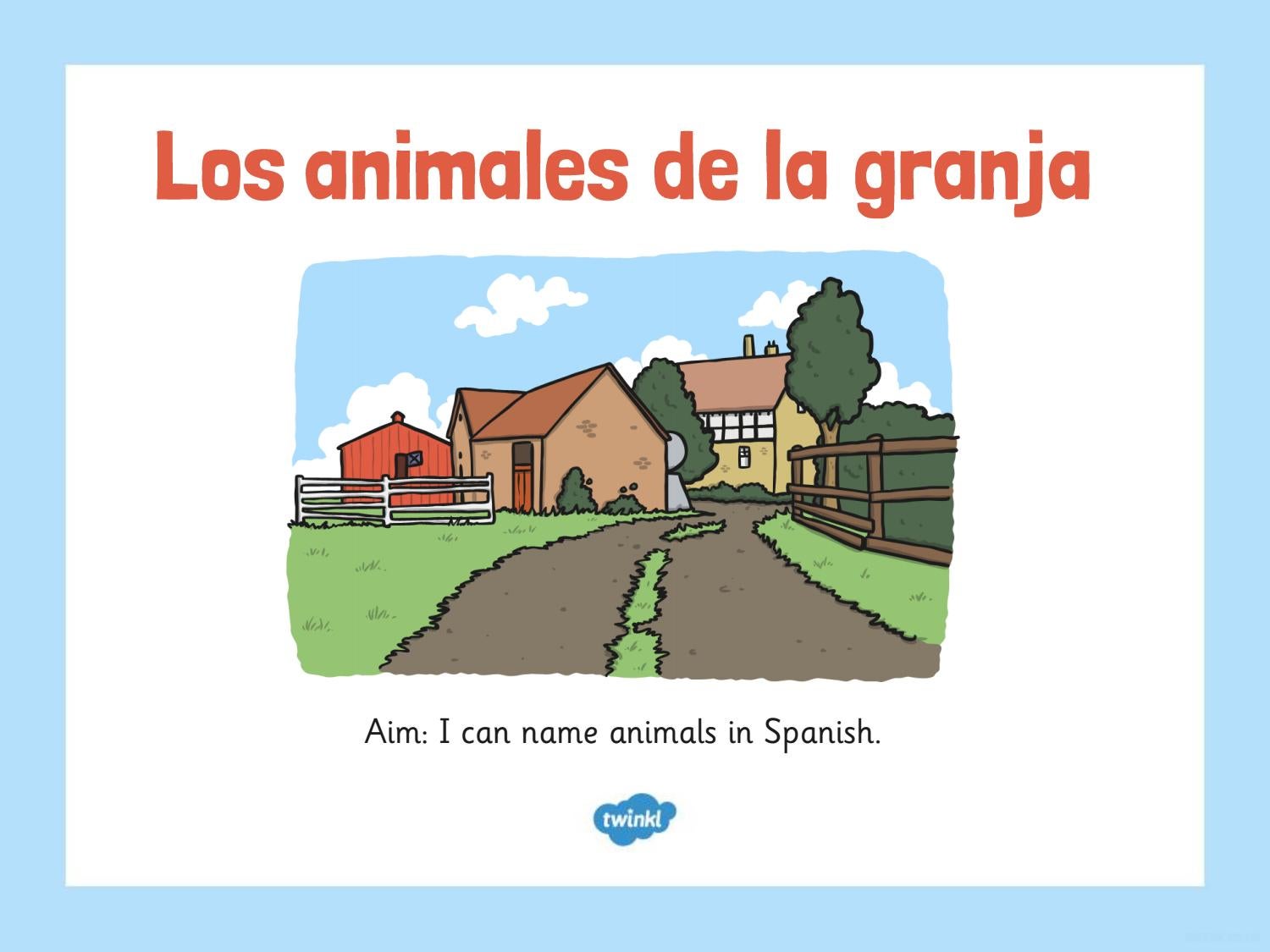 Farm animals in Spanish by Schudio - Issuu