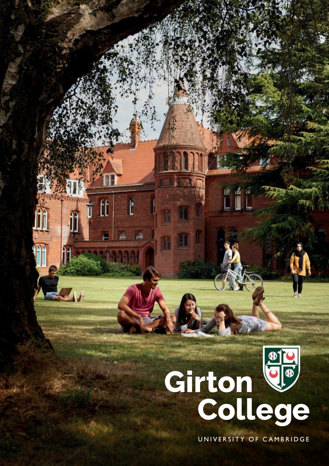 Girton College Undergraduate Prospectus 2020 by Girton College - Issuu