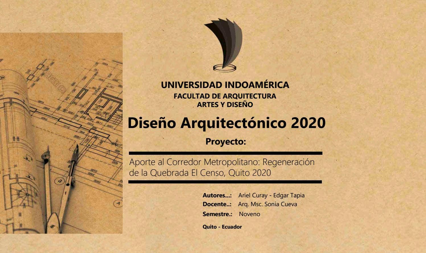 Regeneración Quebrada El Censo - Primer Bimestre by Ariel Curay - Issuu