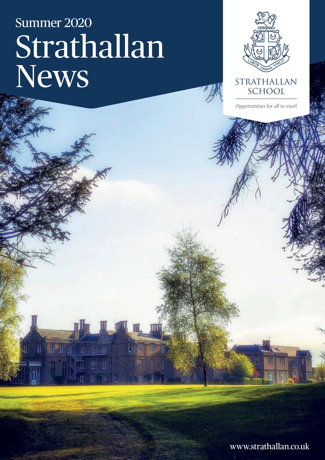 Strathallan Newsletter Summer 2020 by Strathallan School - Issuu
