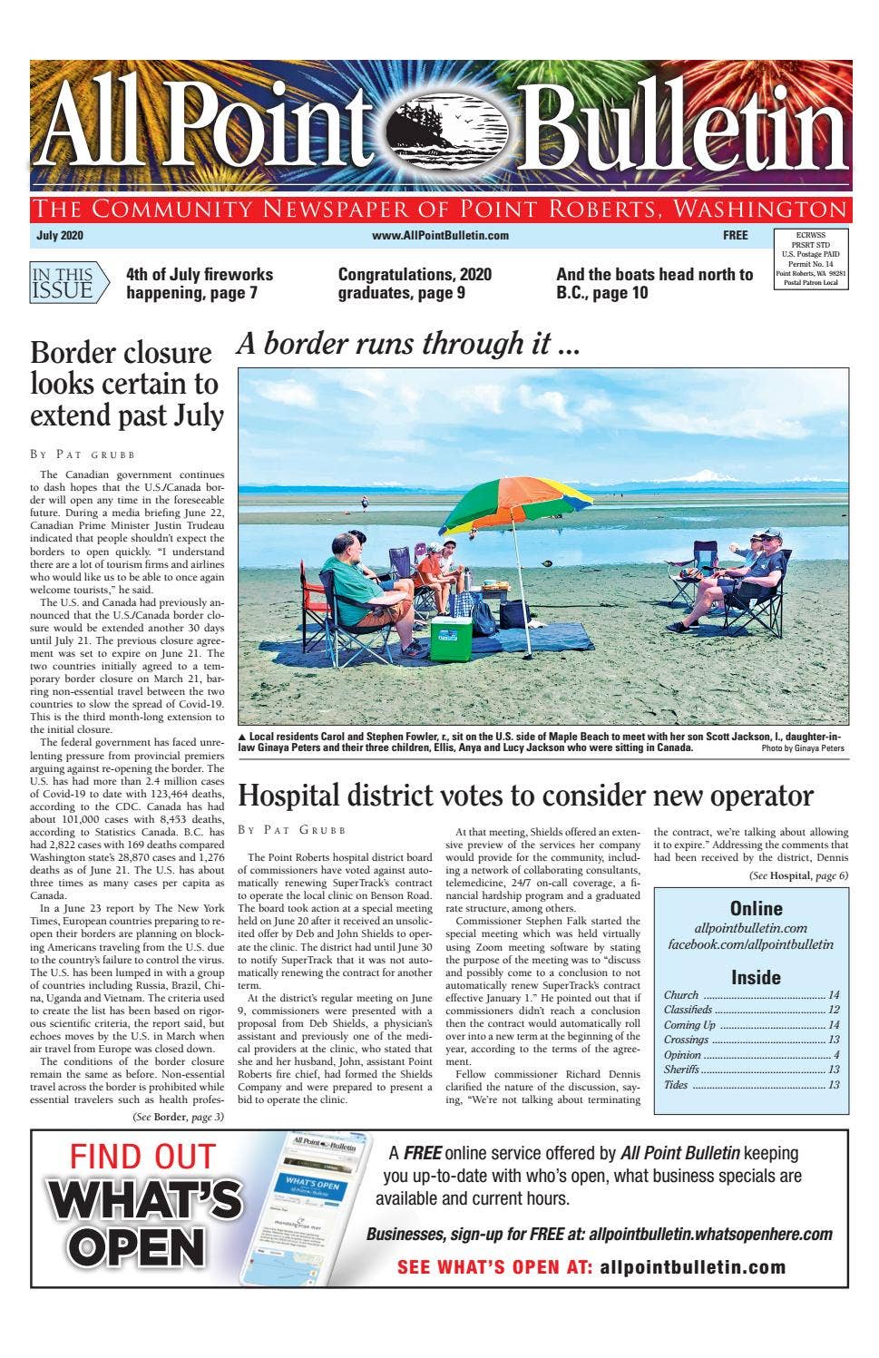All Point Bulletin– July 2020 by Point Roberts Press - Issuu