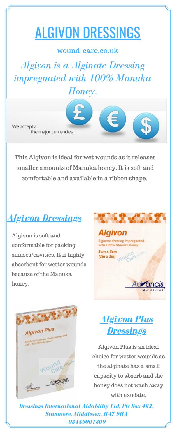 Algivon Dressing by Wound Care - Issuu