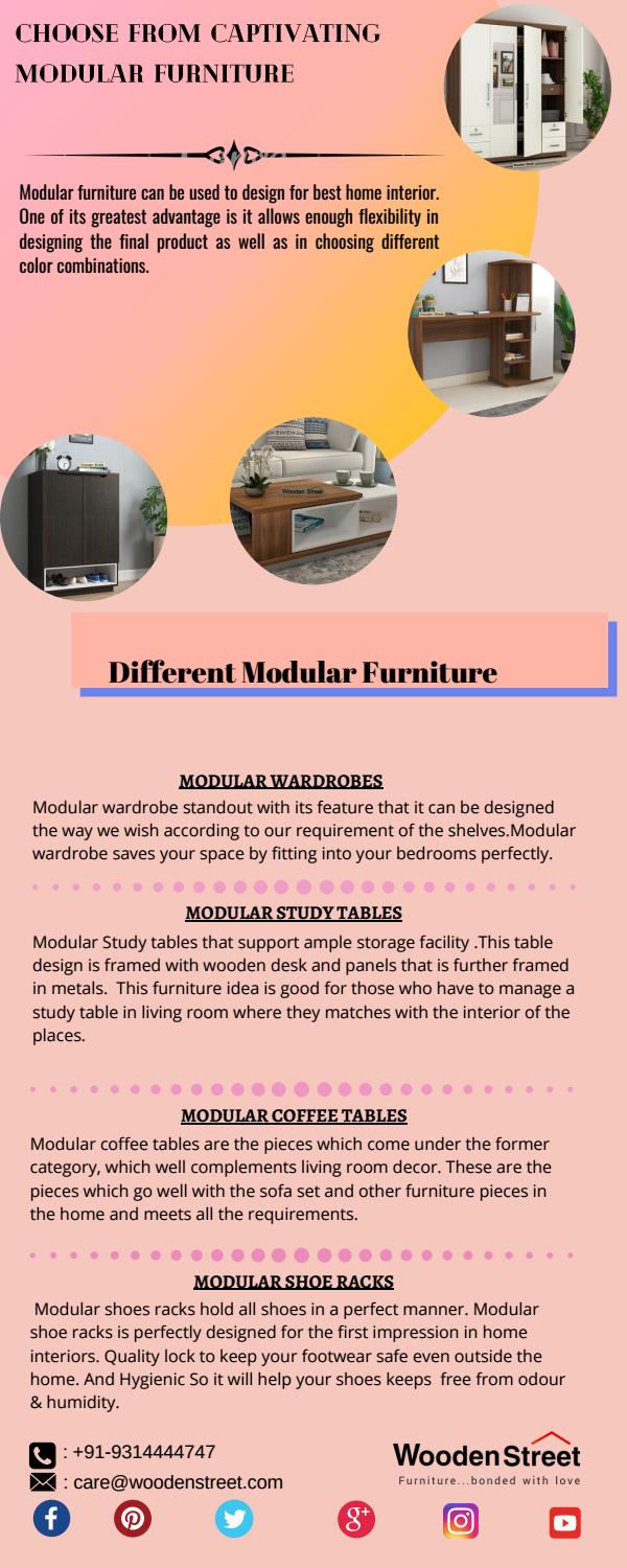 Choose From Captivating Modular Furniture by Wooden Street - Issuu
