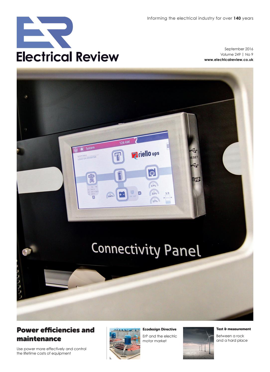 Electrical Review - September 2016 by sjpbusinessmedia - Issuu