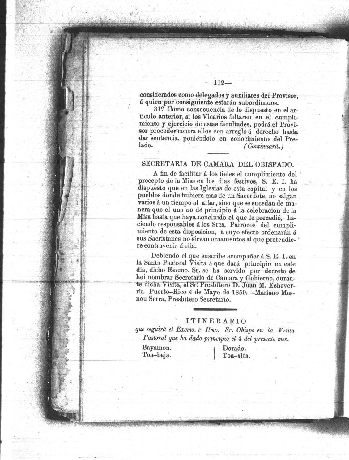 Boletín Eclesiástico de la Diócesis de Puerto Rico (1859) by La ...