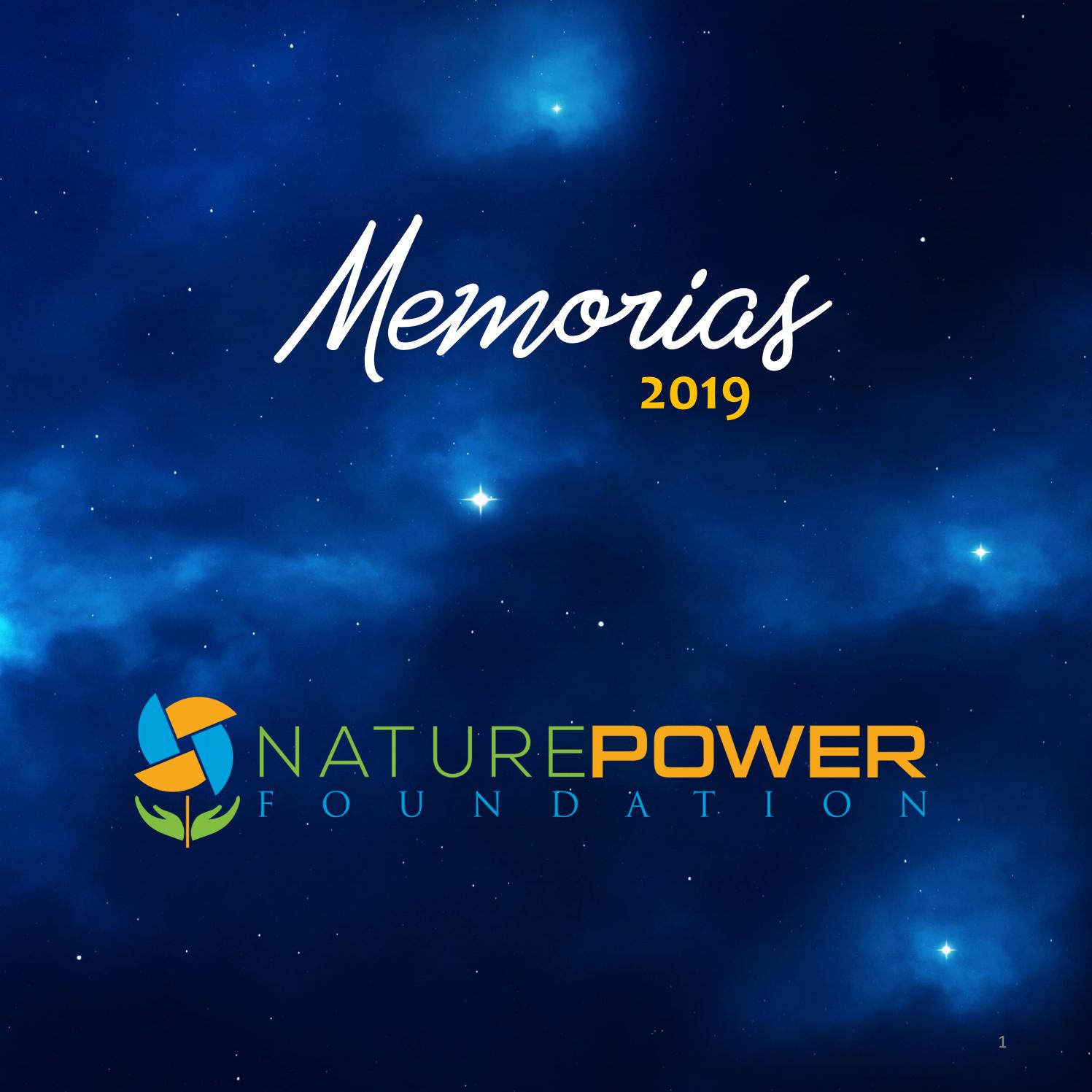 Nature Power Foundation Memorias 2019 by NaturePowerDR - Issuu