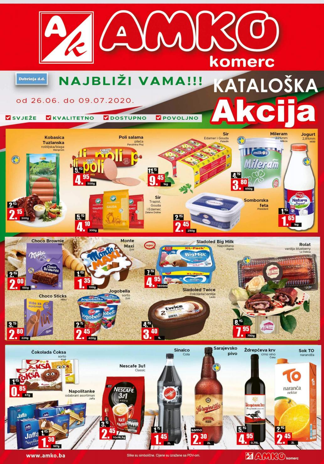 Amko komerc katalog od 26.06.-09.07.2020. by Catalog.ba - Issuu