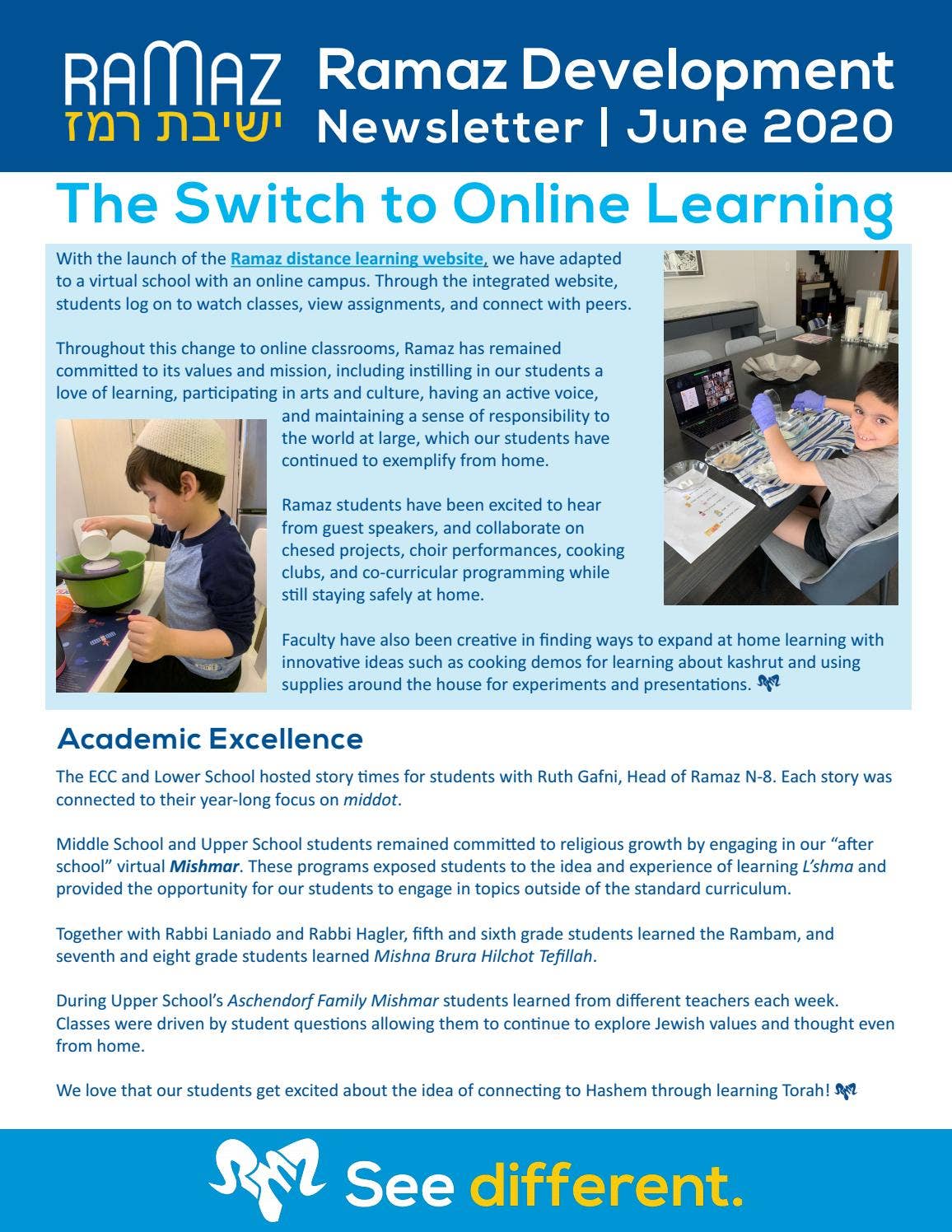 Ramaz Development Newsletter - June 2020 by Ramaz School - Issuu