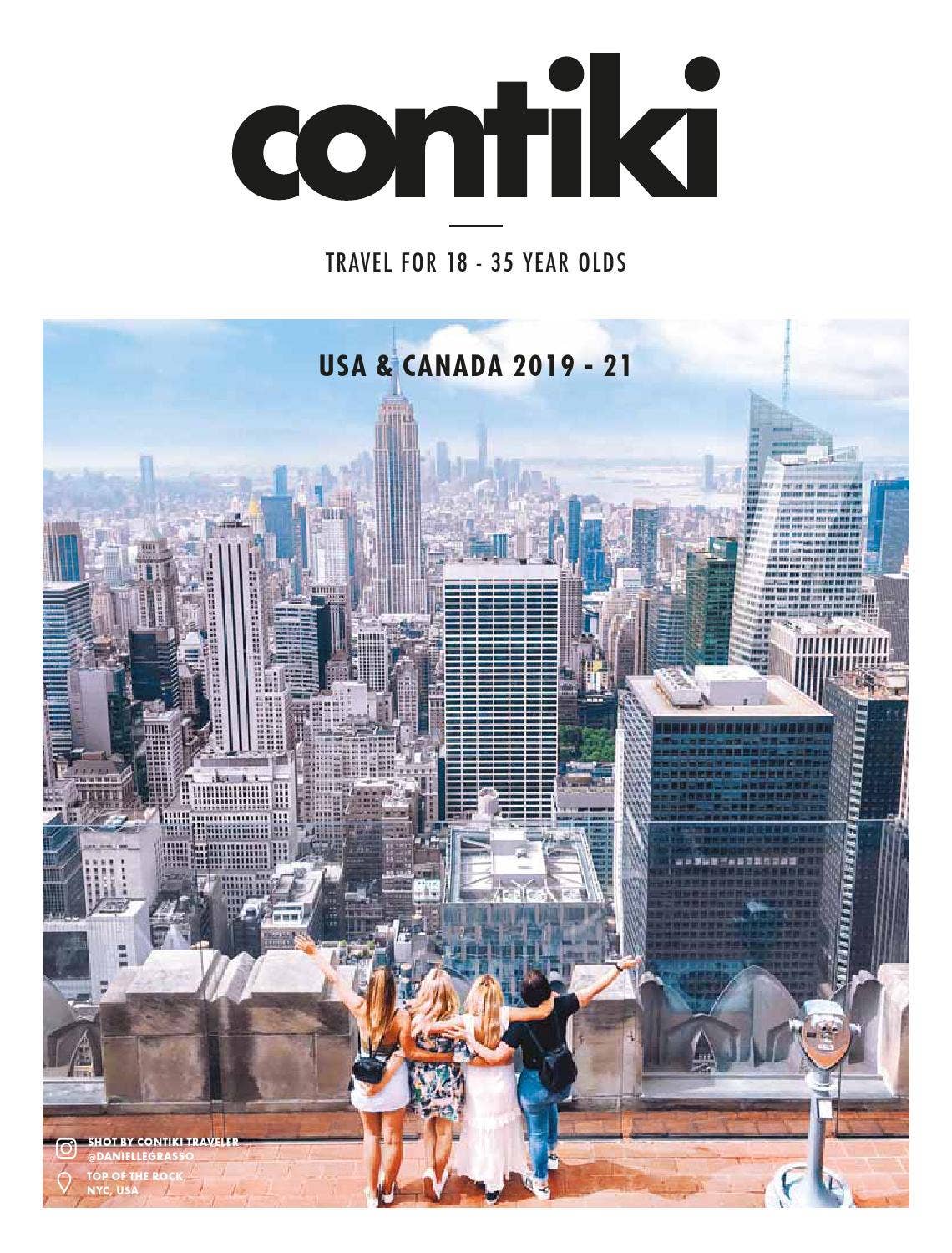 Contiki Holidays USA & Canada eBrochure 2020/21 (USD) by Contiki - Issuu