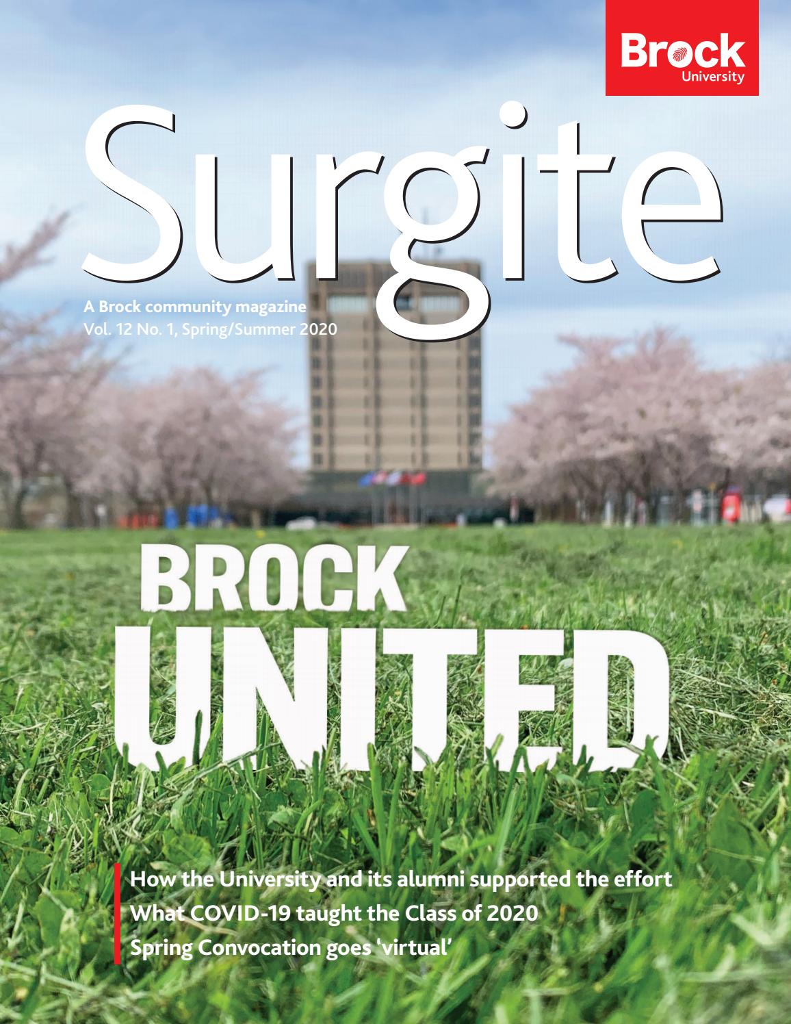Surgite Magazine - Vol. 12, No. 1 - Spring/Summer 2020 by Brock ...