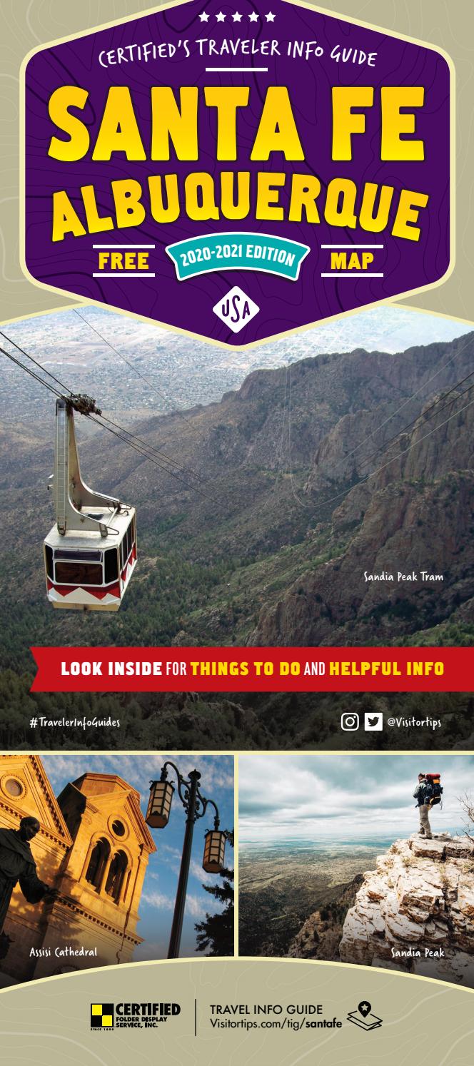 2020-2021 Santa Fe Albuquerque Traveler Info Guide by Certified Folder ...